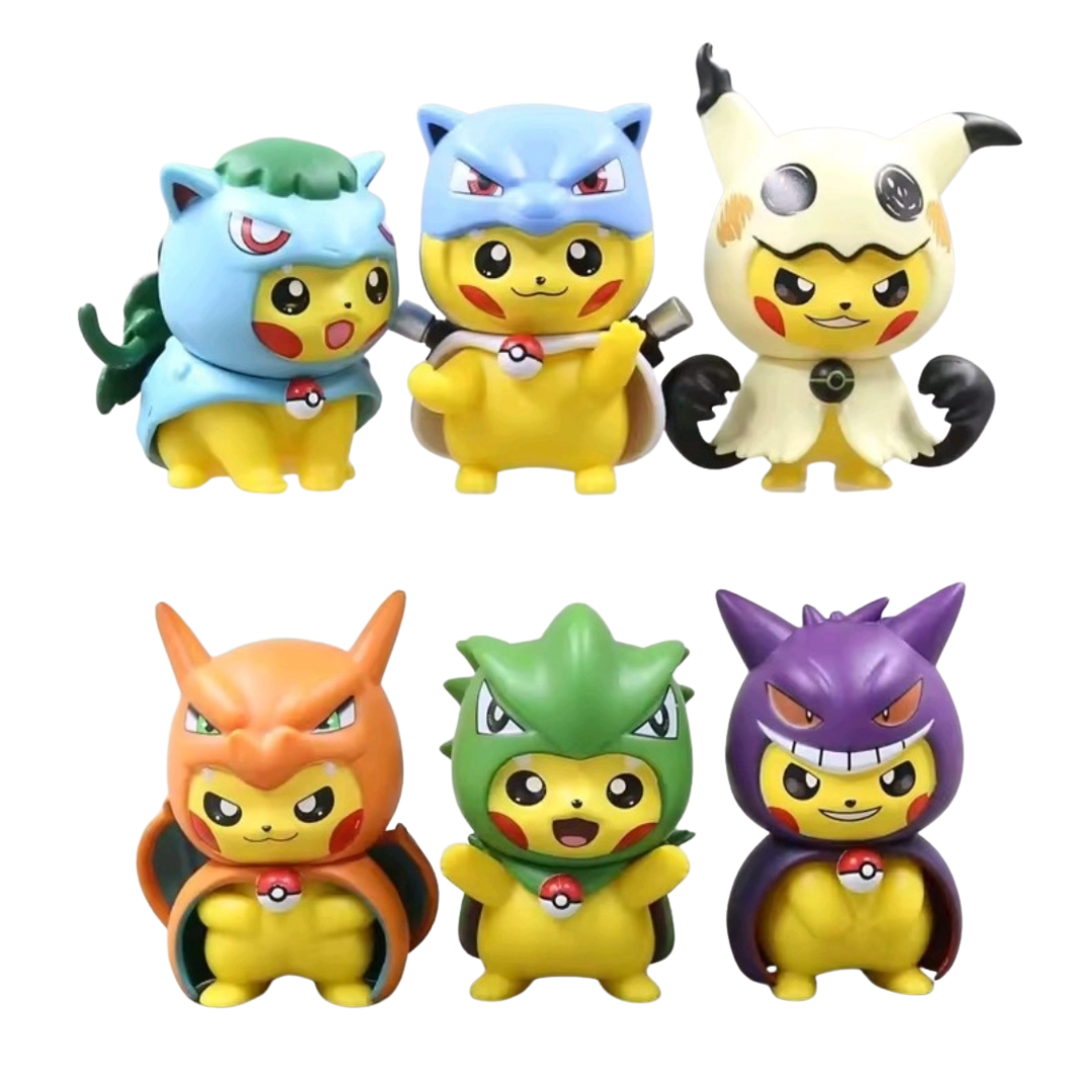 Poncho Pikachu Figurine Style 2 – Evolved Gaming